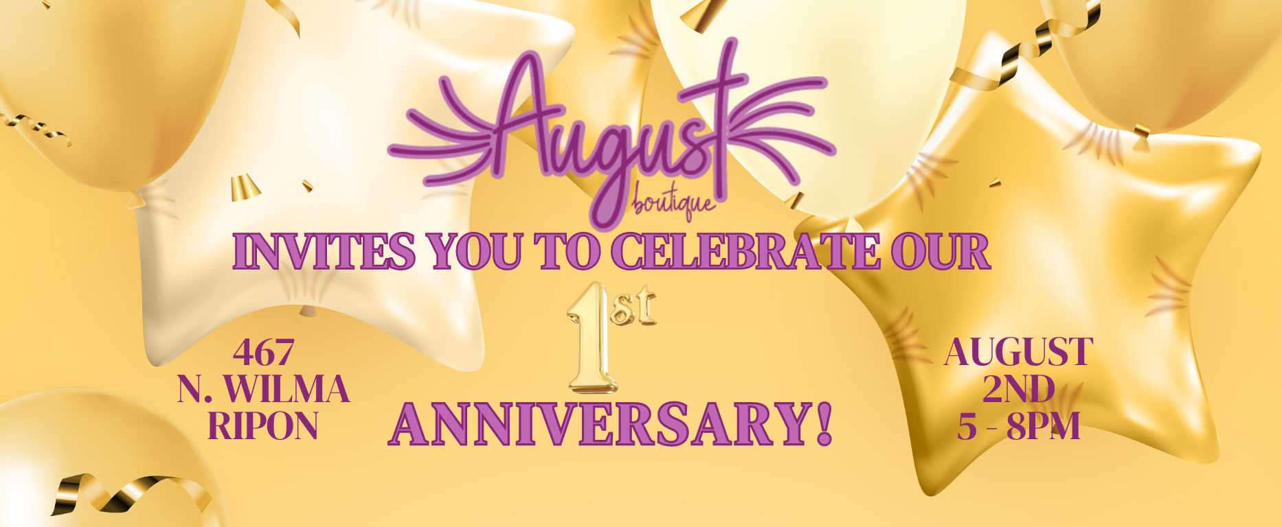 August Boutique | Women's Apparel & Accessories in Ripon, CA